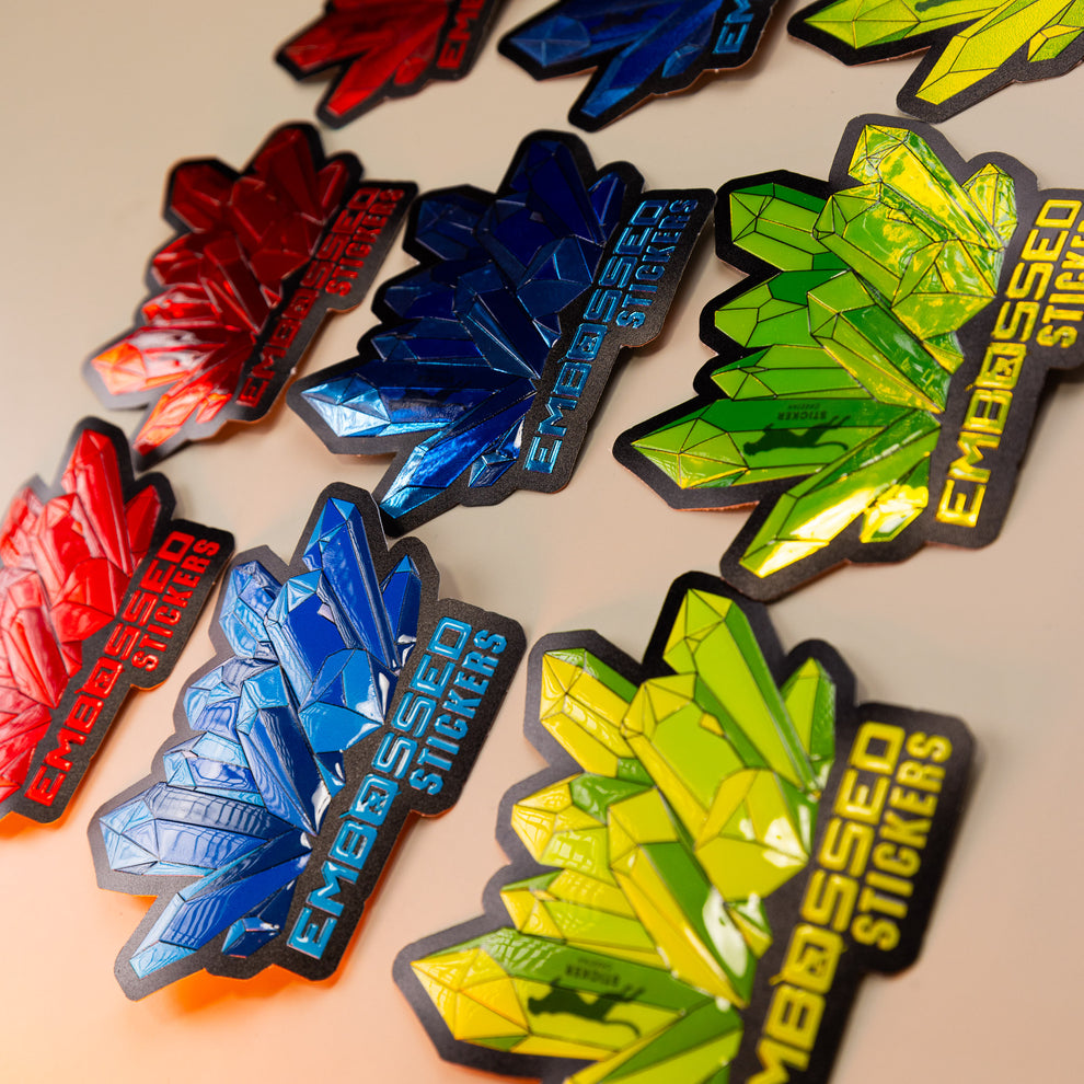 Embossed Stickers – Sticker Cheetah