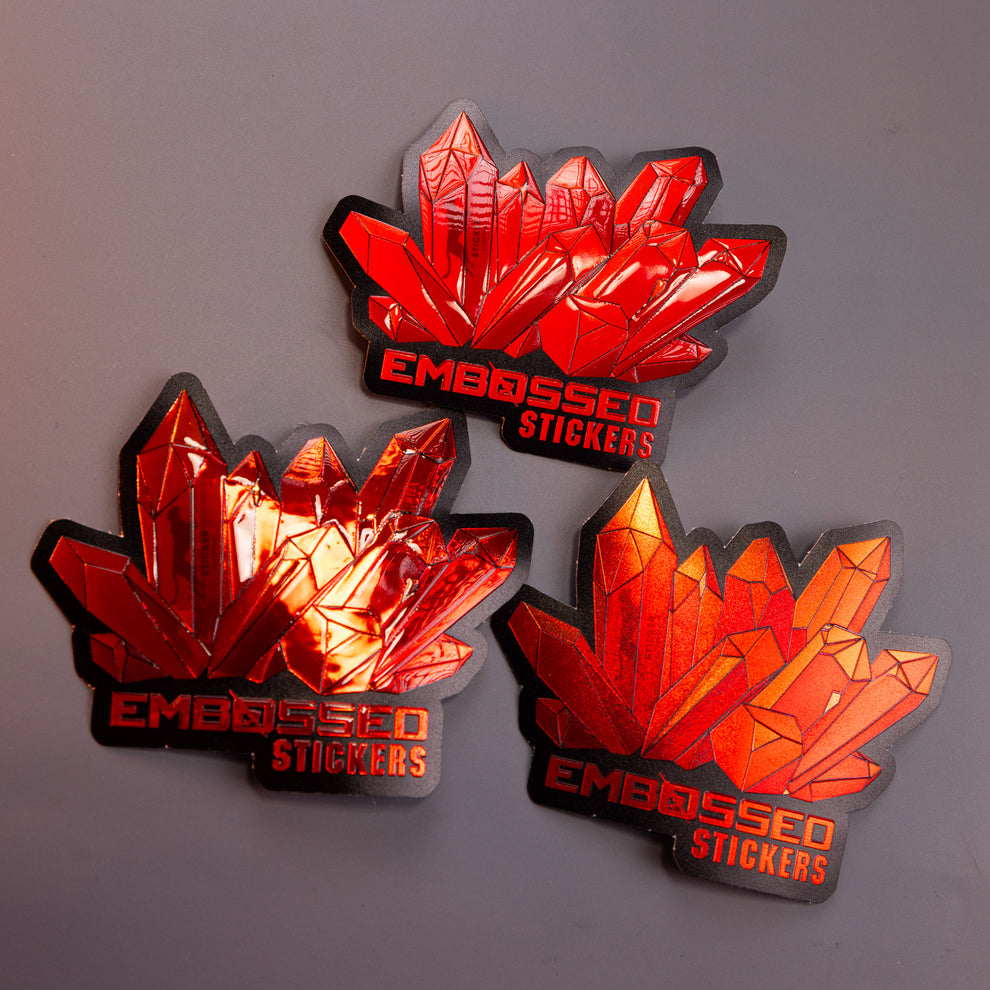 Embossed Stickers – Sticker Cheetah